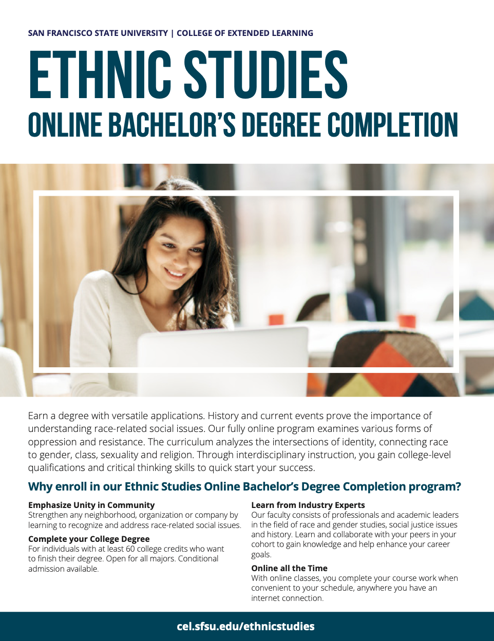 Ethnic Studies Brochure | Online Bachelor's Degree Completion | San ...